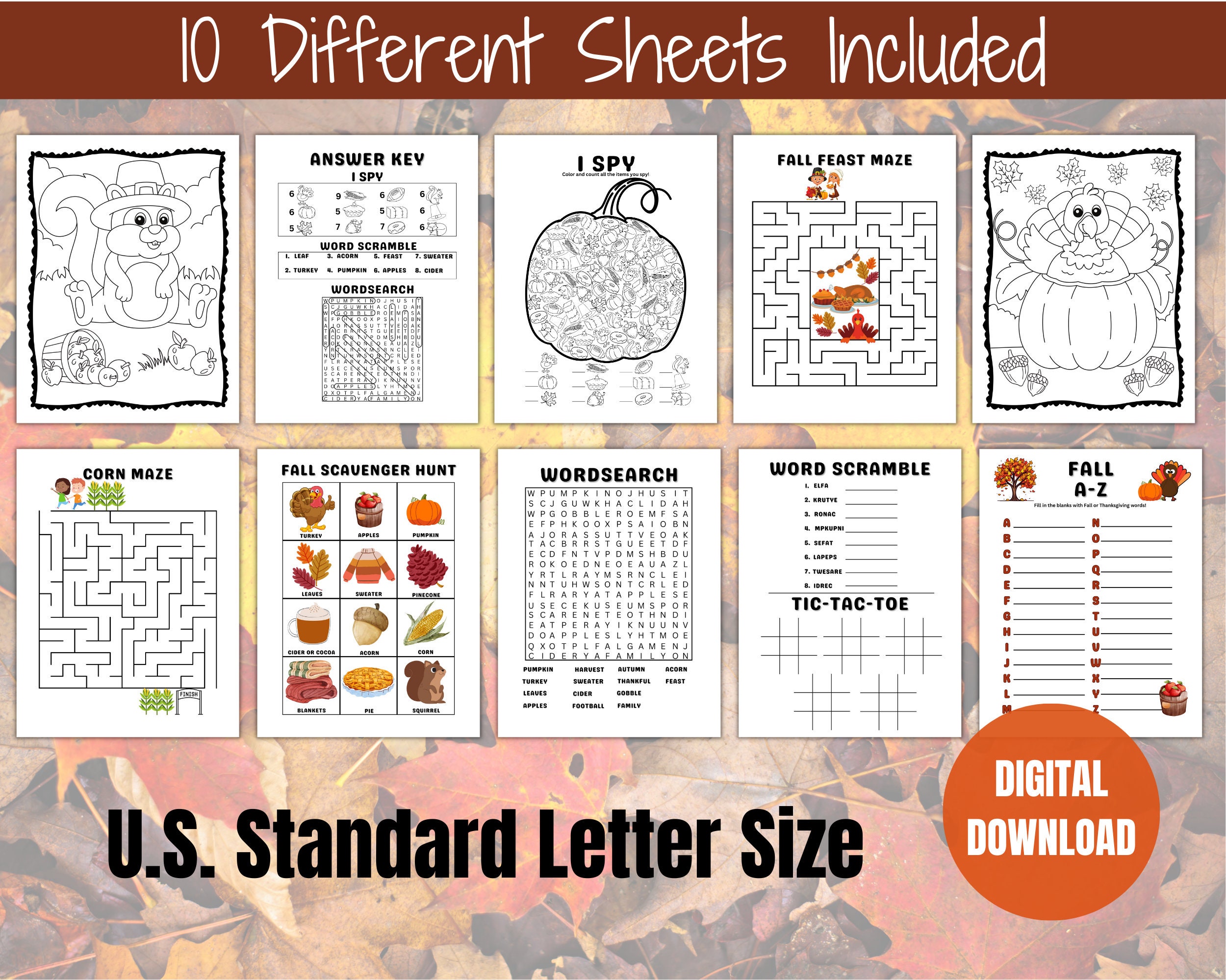 Thanksgiving Activity Printable, Thanksgiving Coloring, Fall Party ...