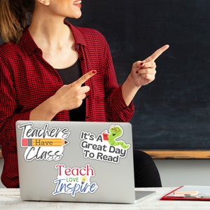 Digital Printable Teacher Stickers, Education Stickers, Teacher Print ...