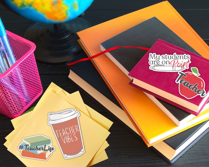 Digital Printable Teacher Stickers, Education Stickers, Teacher Print ...