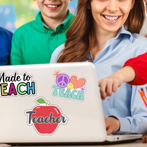 Digital Printable Teacher Stickers, Education Stickers, Teacher Print ...