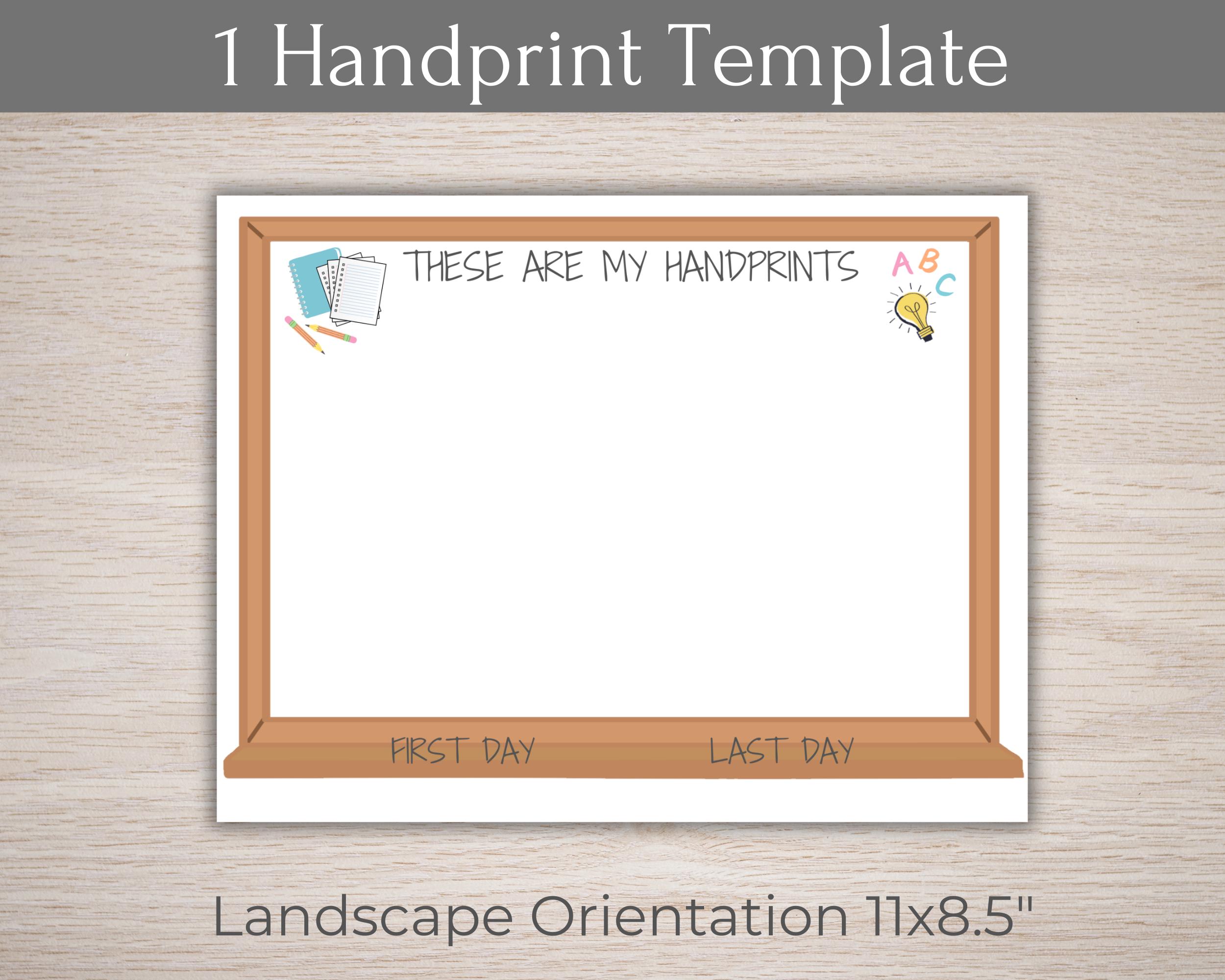Editable School Keepsake Template: First & Last Day Interview (digital ...