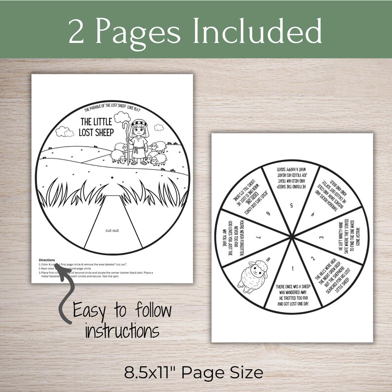 Lost Sheep Kids Craft, the Parable of the Lost Sheep, Christian Kids ...