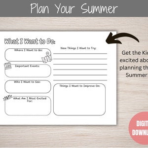 Summer Kids Journal, Summer Camp Journal, Activity Journal, Summer ...