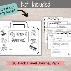 Kids Travel Activity Pack, Printable Kids Activities, Airplane Activity ...