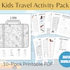 Airplane Coloring Page, Craft Printable Airplane Activity Sheet, Craft ...