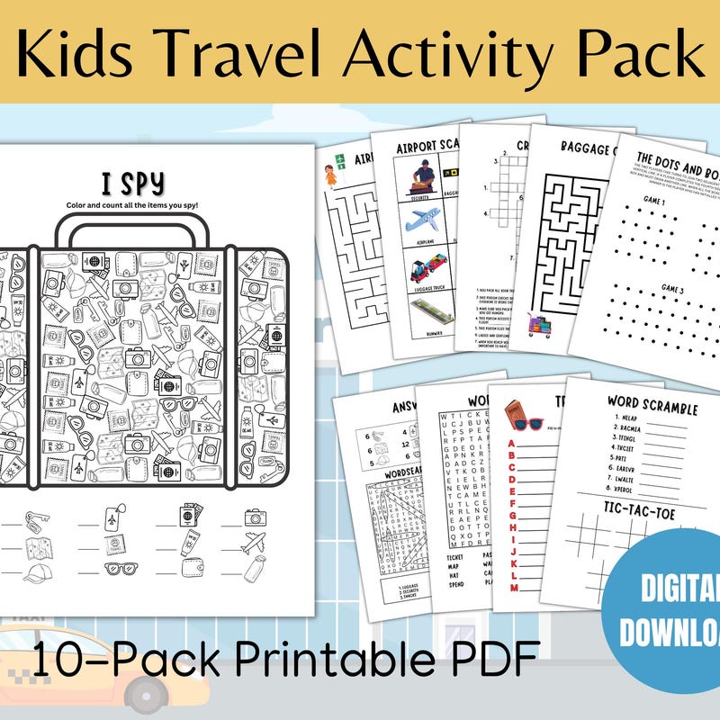 Airplane Activity Books - Etsy UK