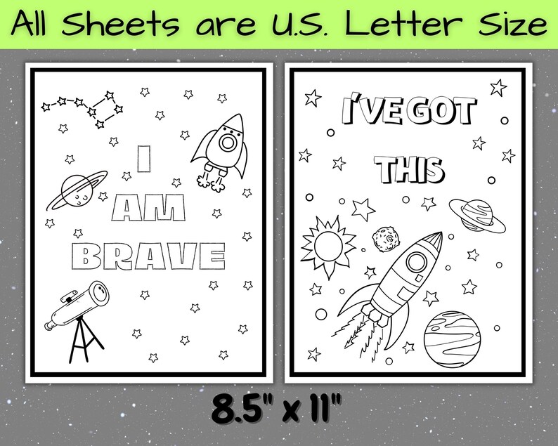 Kids Positivity Coloring Pages Affirmation Coloring Positive - Etsy