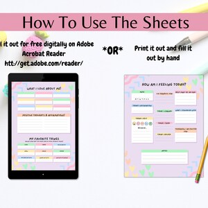 Self-care Journal, Self-love Journal, Mental Health Planner, Kids ...