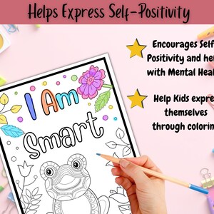 Kids Positivity Coloring Pages Affirmation Coloring Positive - Etsy