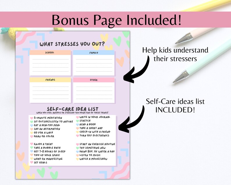 Self-care Journal Self-love Journal Mental Health Planner - Etsy