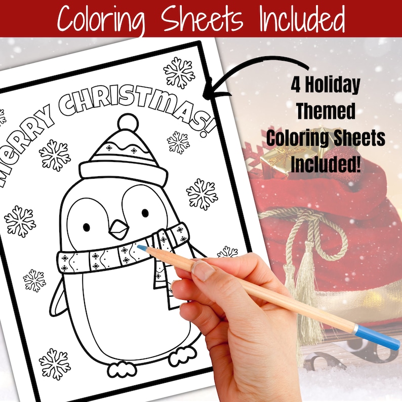 Letter to Santa, Holiday Coloring Pages, Dear Santa, Printable Letter ...