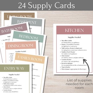 Editable Kids Chore Cards: Cleaning Checklist Template (canva Digital ...