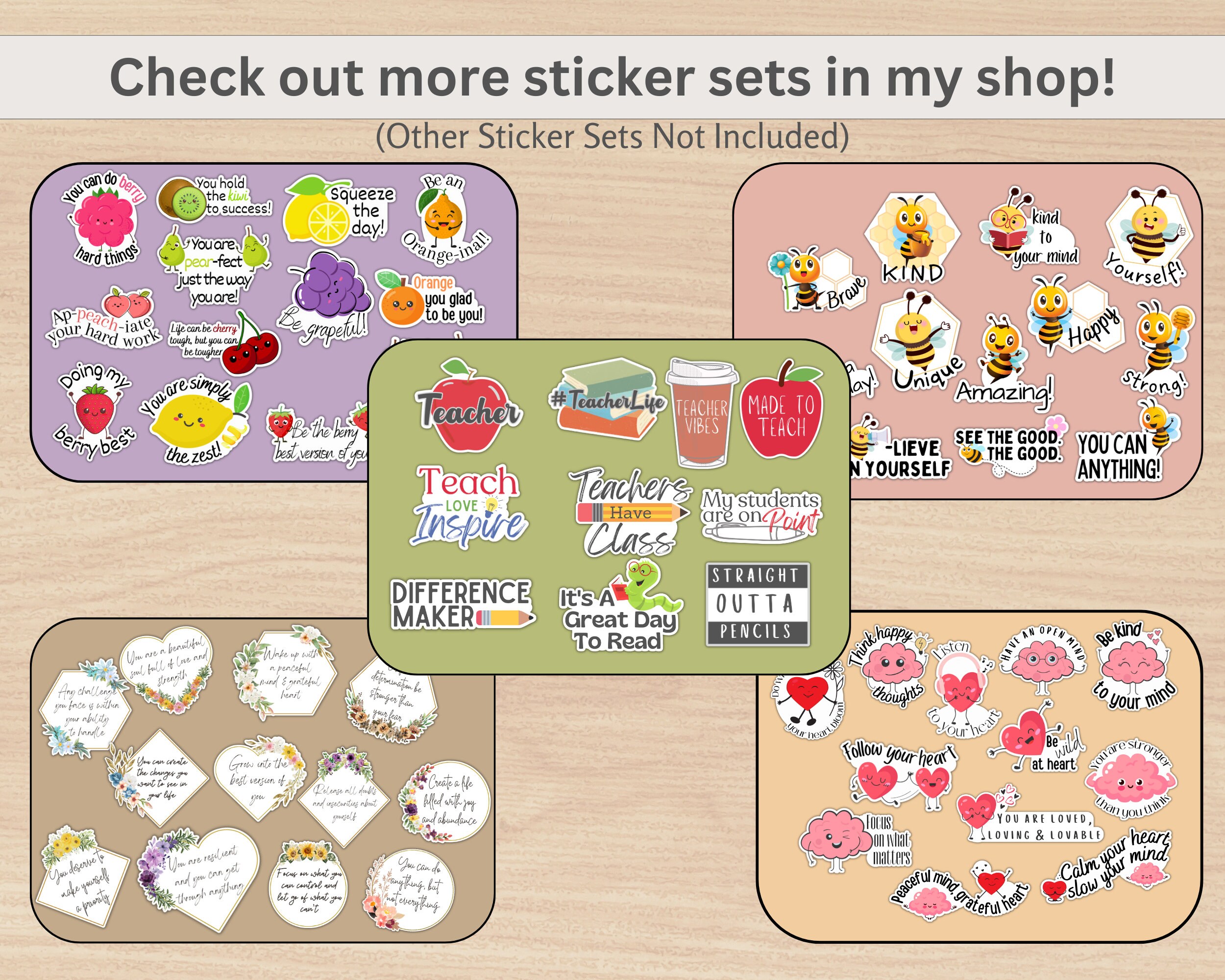 Positivity Stickers, Mental Health Printable Stickers, Cricut Stickers ...