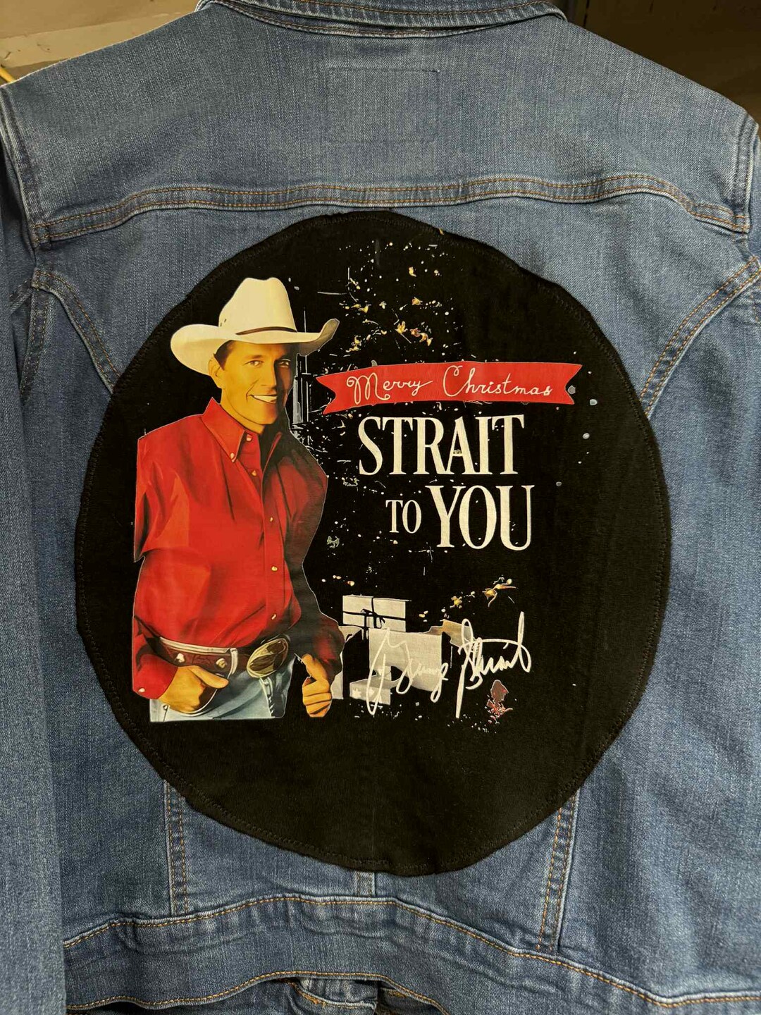 Ladies' Custom-made George Strait Denim Jacket, Ladies' Size Large ...