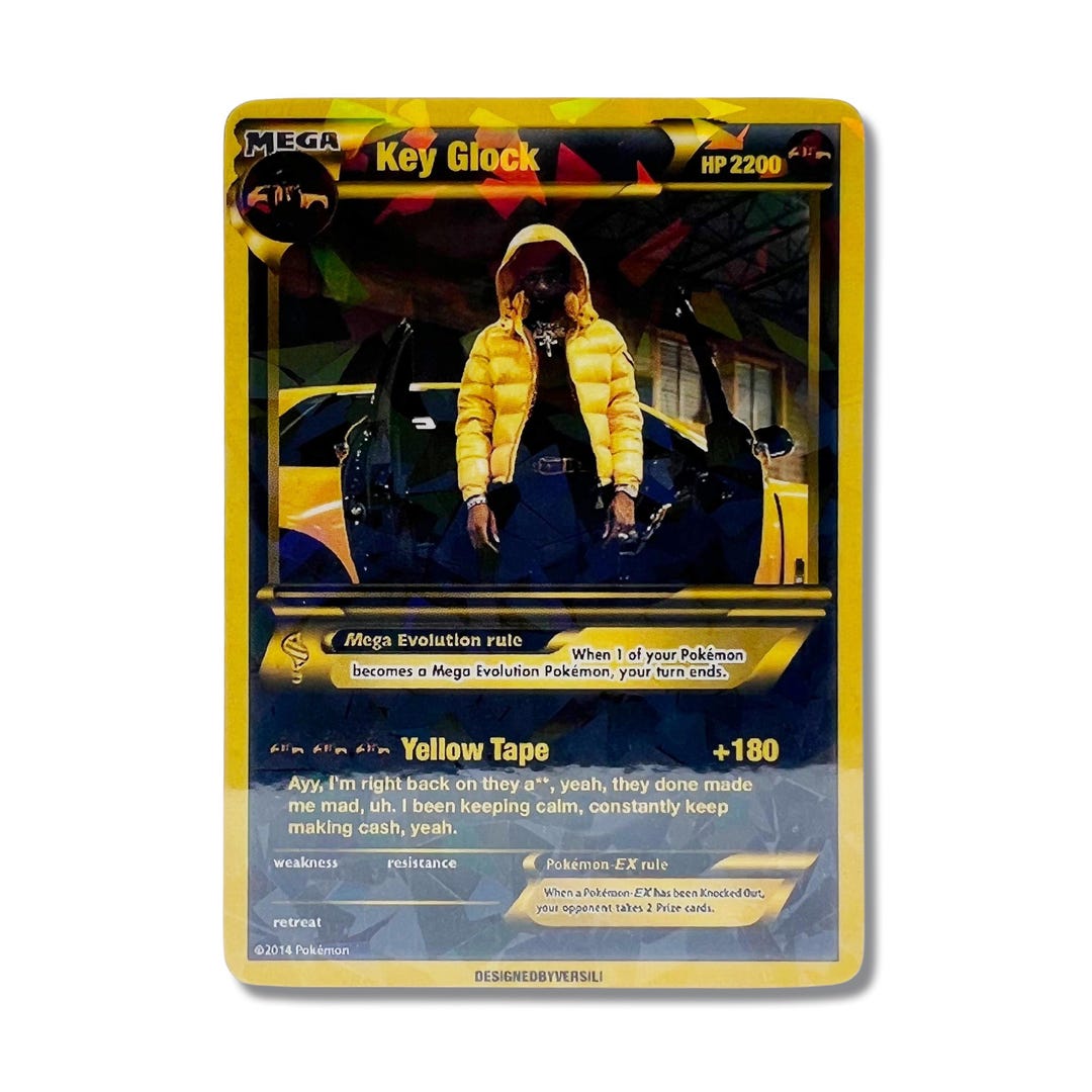 Key Glock Pokémon Card - Etsy