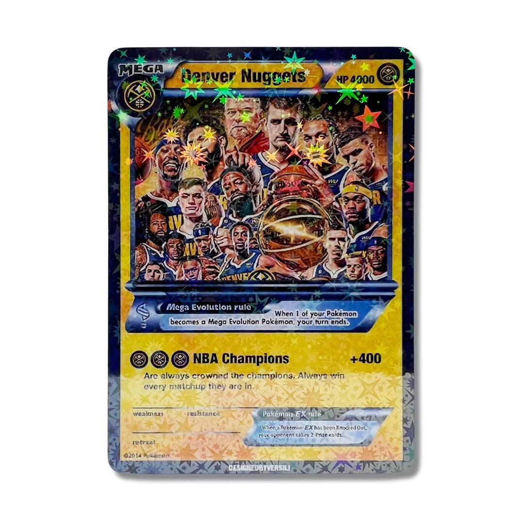 Denver Nuggets Pokémon Card - Etsy