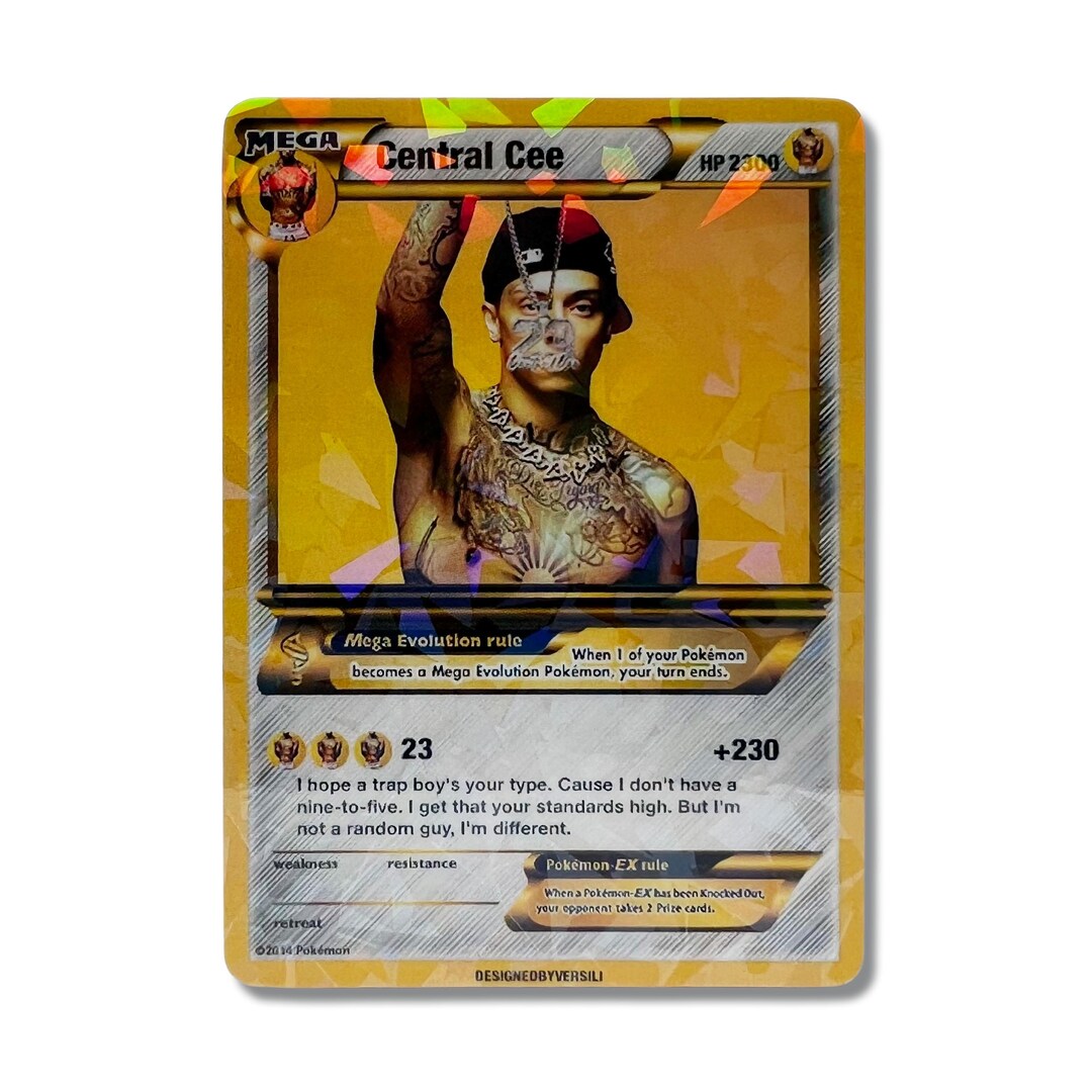 Central Cee Pokémon Card - Etsy Australia