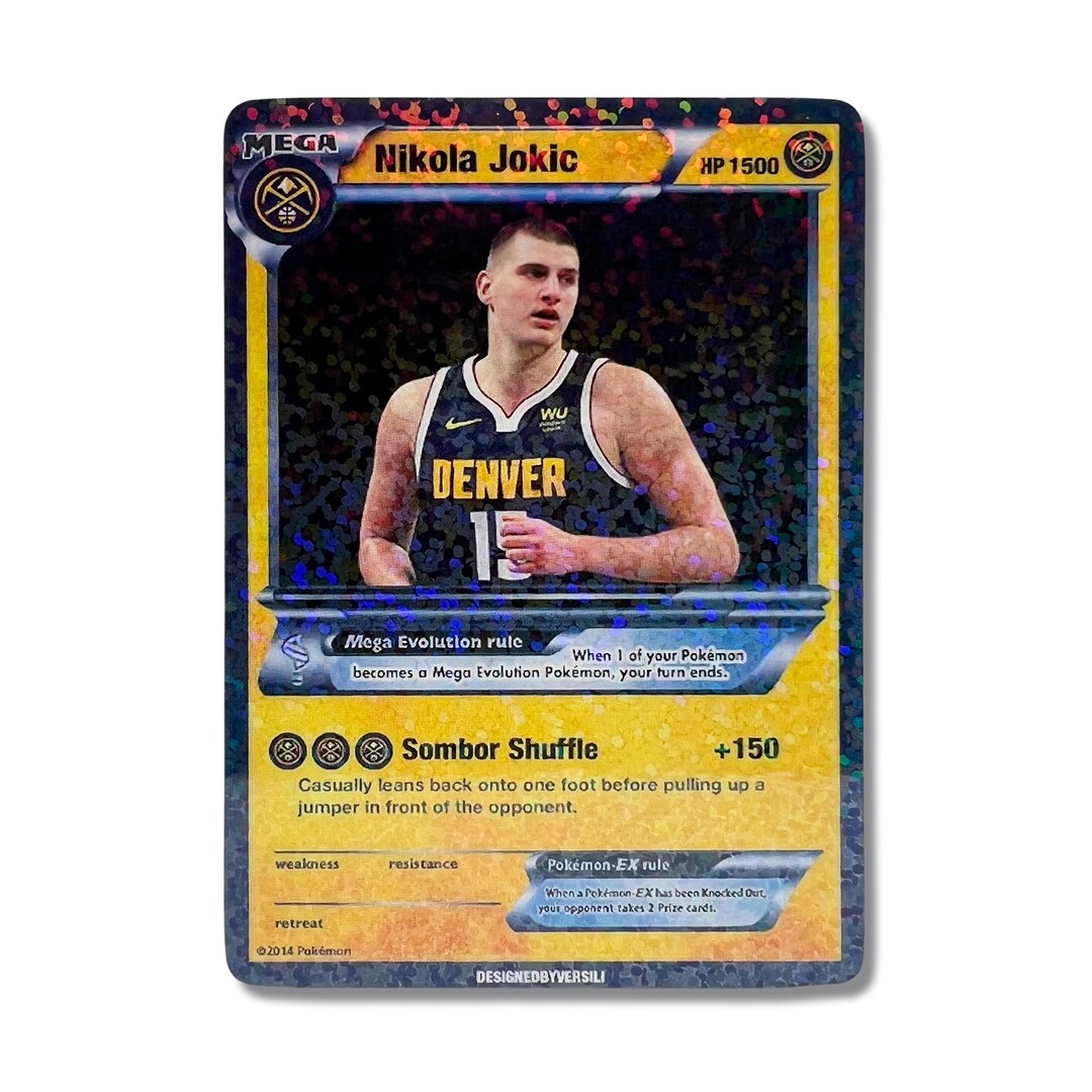 Nikola Jokic Pokémon Card - Etsy