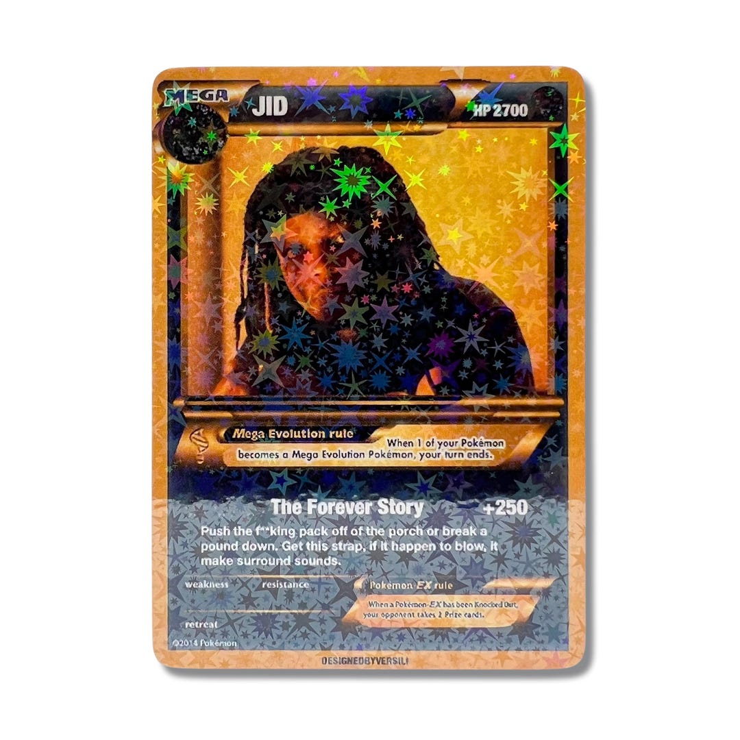 JID Pokémon Card - Etsy