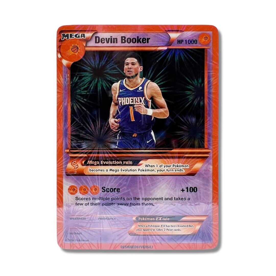 Devin Booker Pokémon Card - Etsy