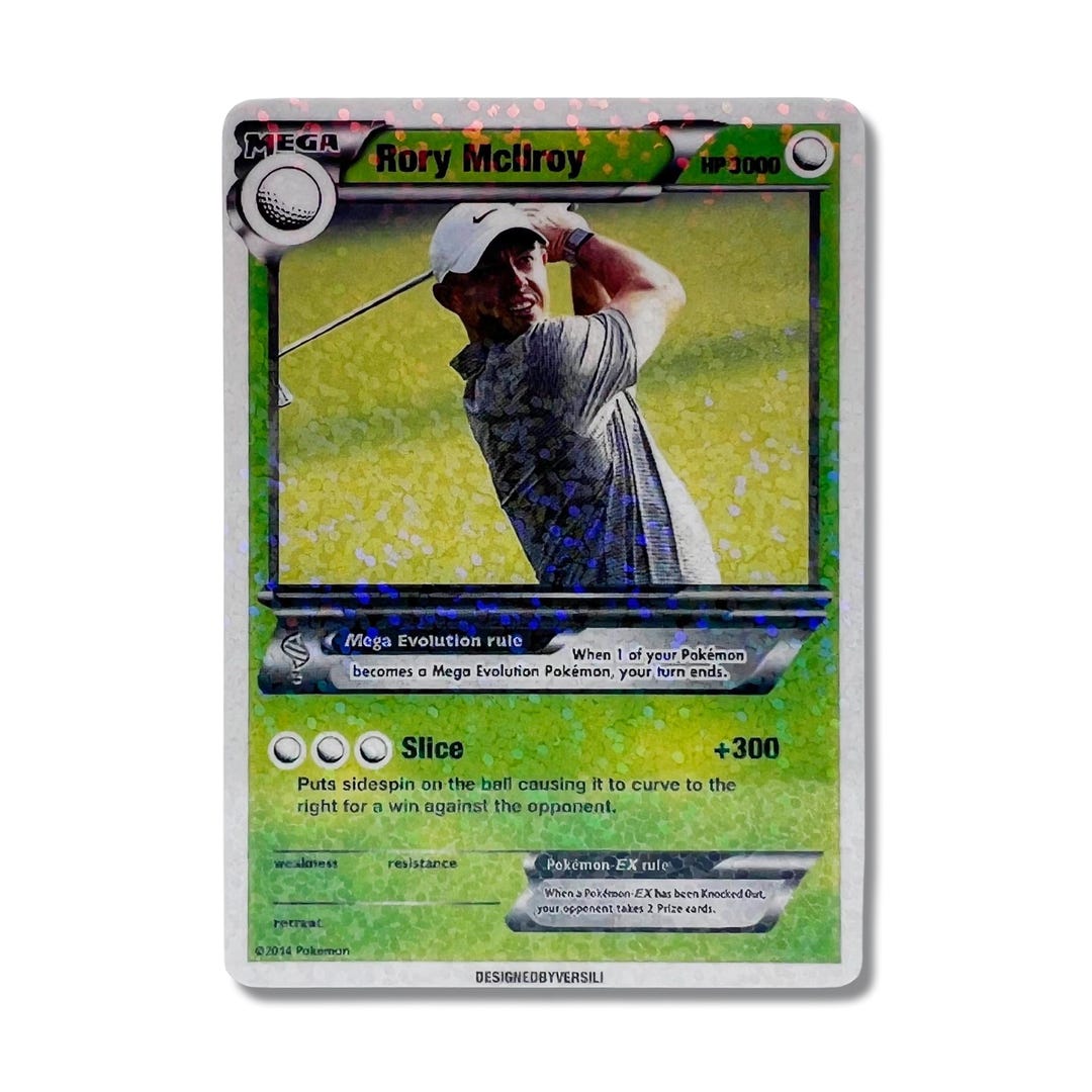 Rory Mcilroy Pokémon Card - Etsy