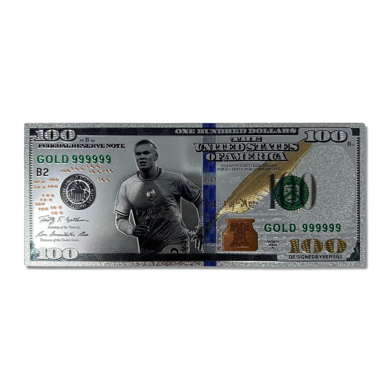 Erling Haaland Money Dollar Bill - Etsy