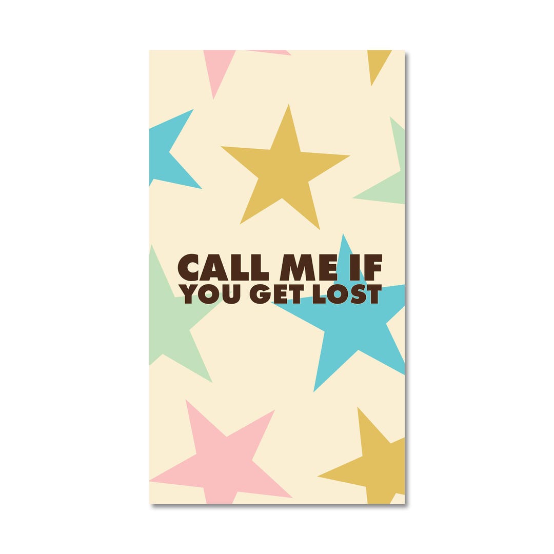 Call Me If You Get Lost CMIYGL Poster - Etsy