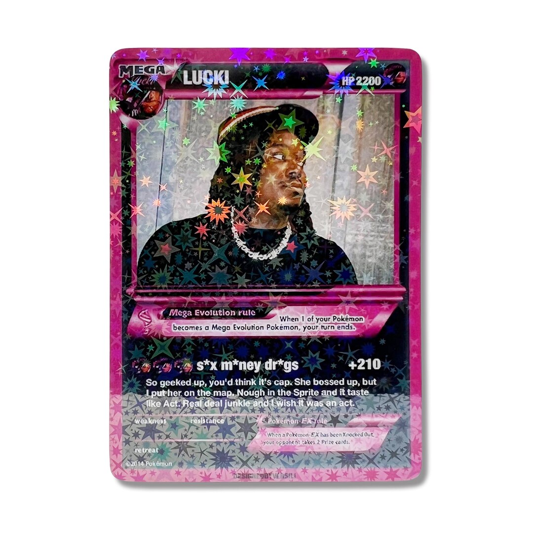 LUCKI Pokémon Card - Etsy