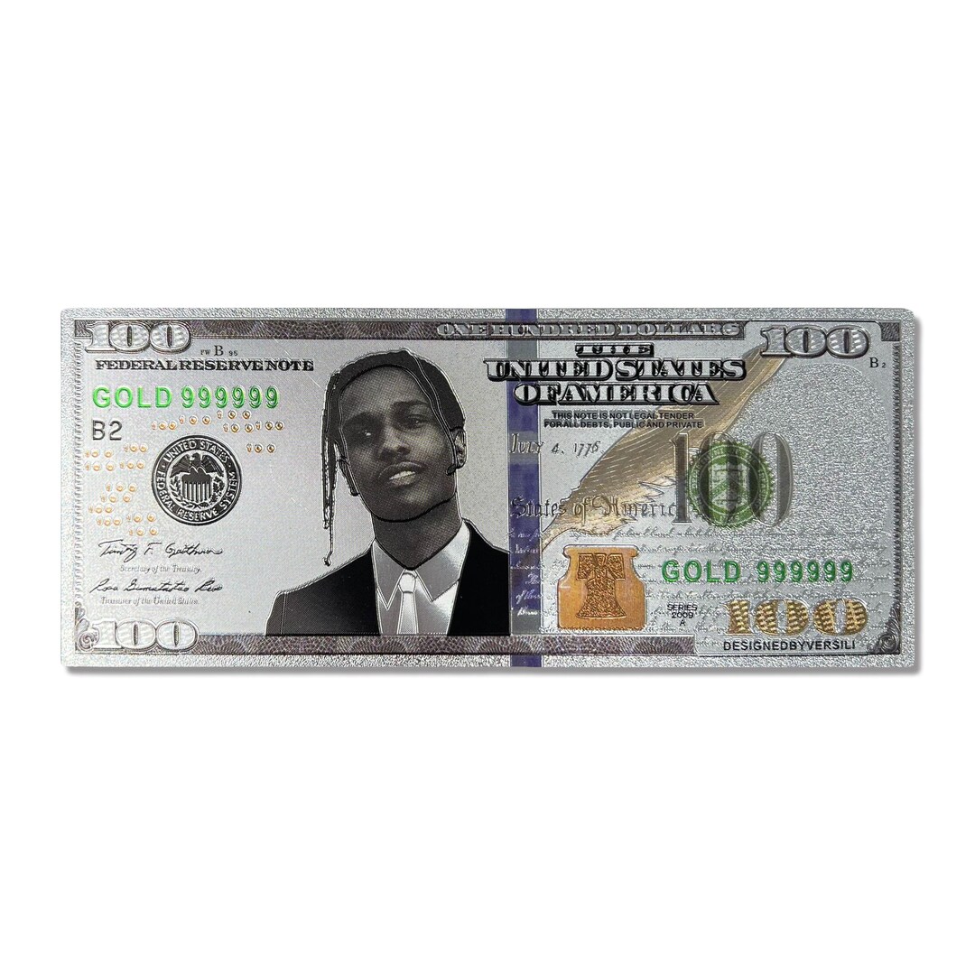 ASAP Rocky Money Dollar Bill - Etsy