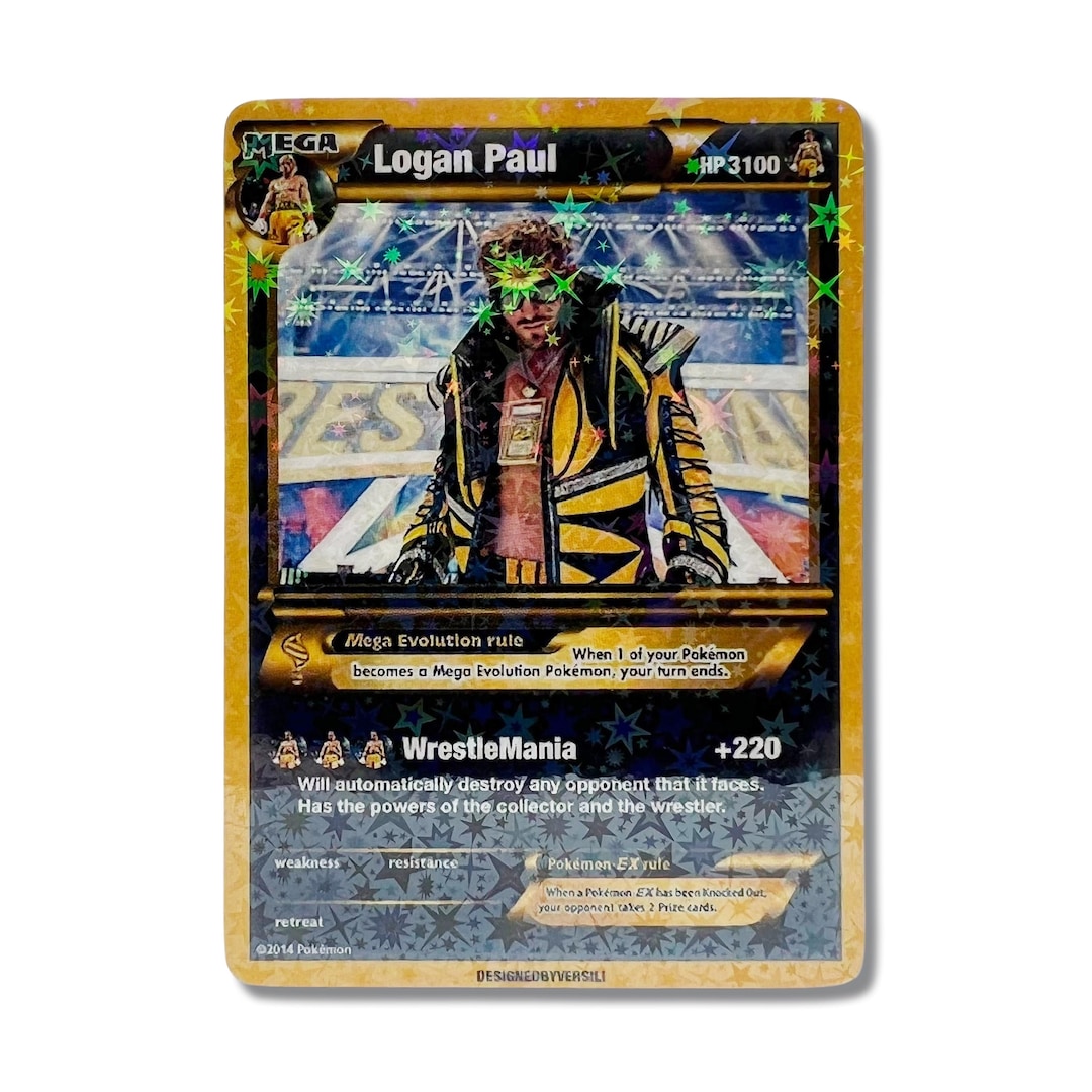 Logan Paul Pokémon Card - Etsy