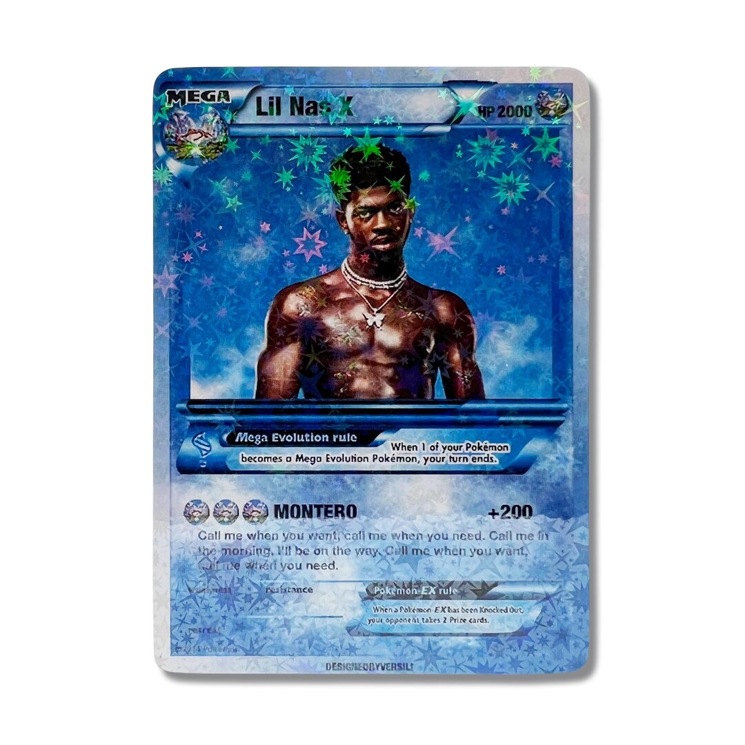 Lil Nas X Pokémon Card - Etsy