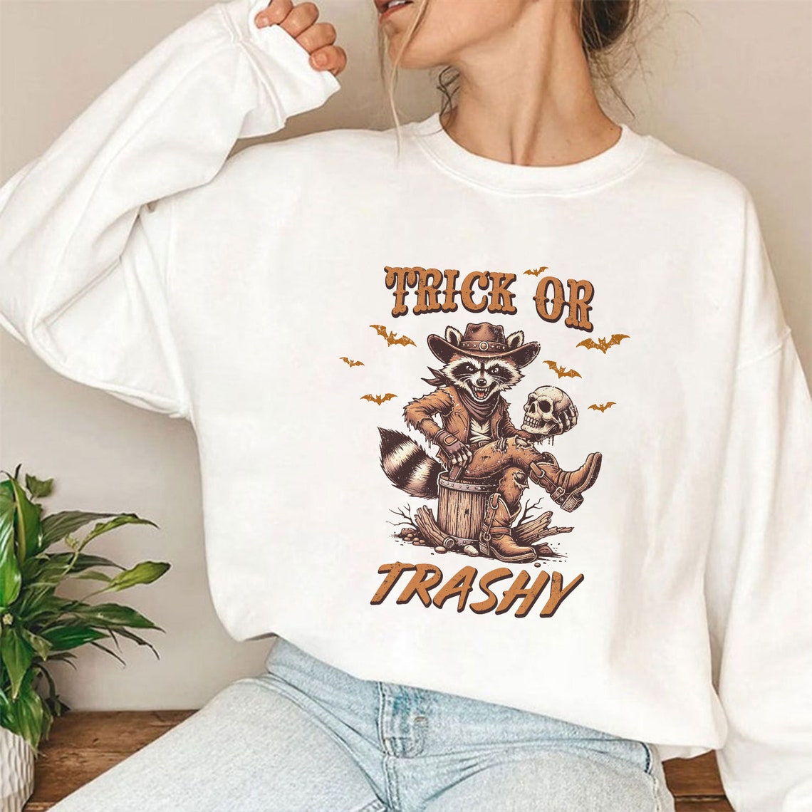 Trick or Trashy Png, Feral Png, Halloween Png Designs, Funny Png, Funny ...