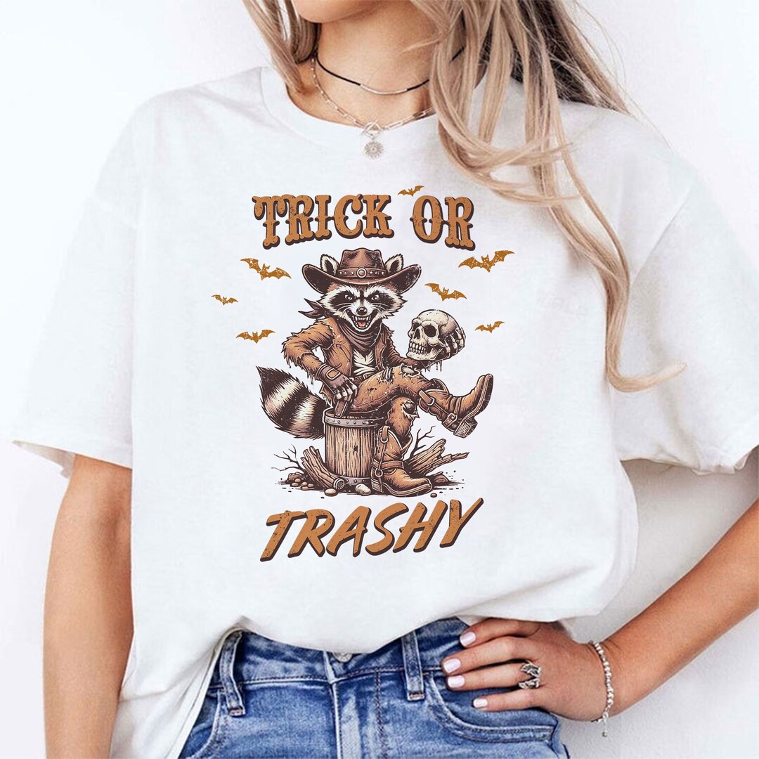Trick or Trashy Png, Feral Png, Halloween Png Designs, Funny Png, Funny ...