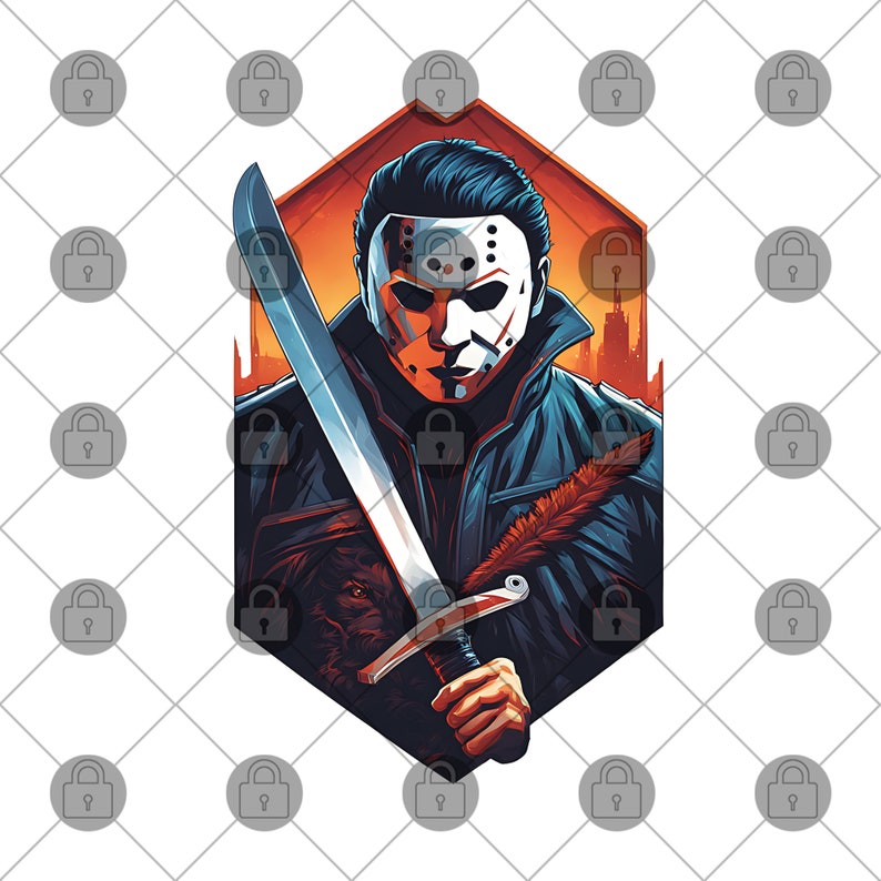 Halloween Horror Characters Png, Horror Halloween Png, Horror Killers Png, Halloween Png, Retro ...