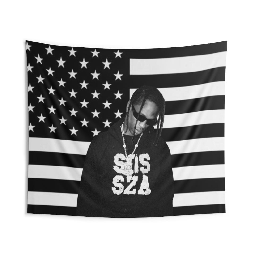 Travis Scott American Flag Opium Aesthetic Fashion Gifts Room Decor ...