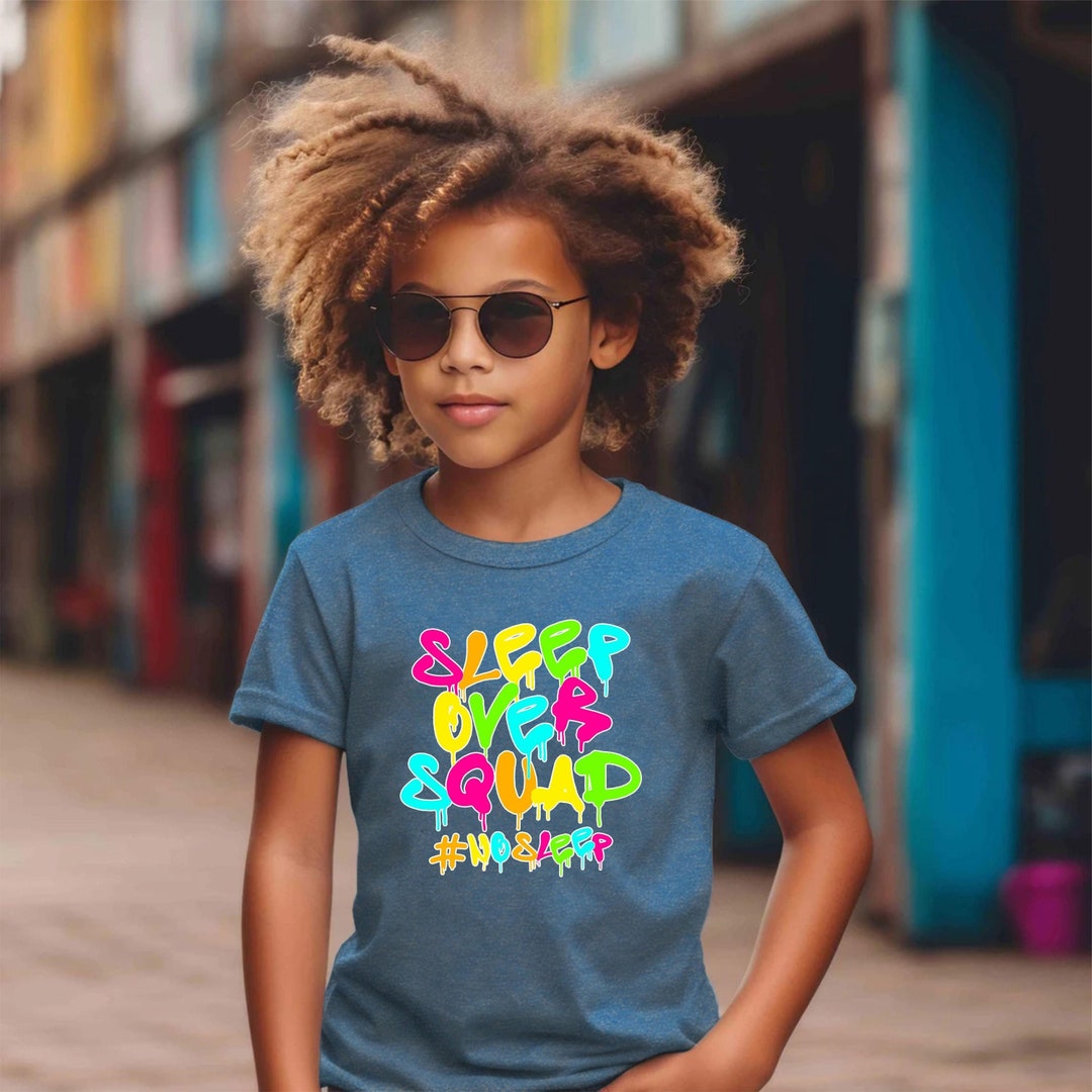 Sleepover Squad Shirt Matching Shirts Group Shirts Birthday Shirt ...