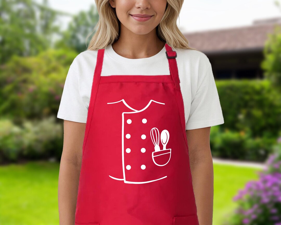 Chef Apron, Yes Chef, Grill Apron, Bread Baking, Kitchen Gift, Chef ...