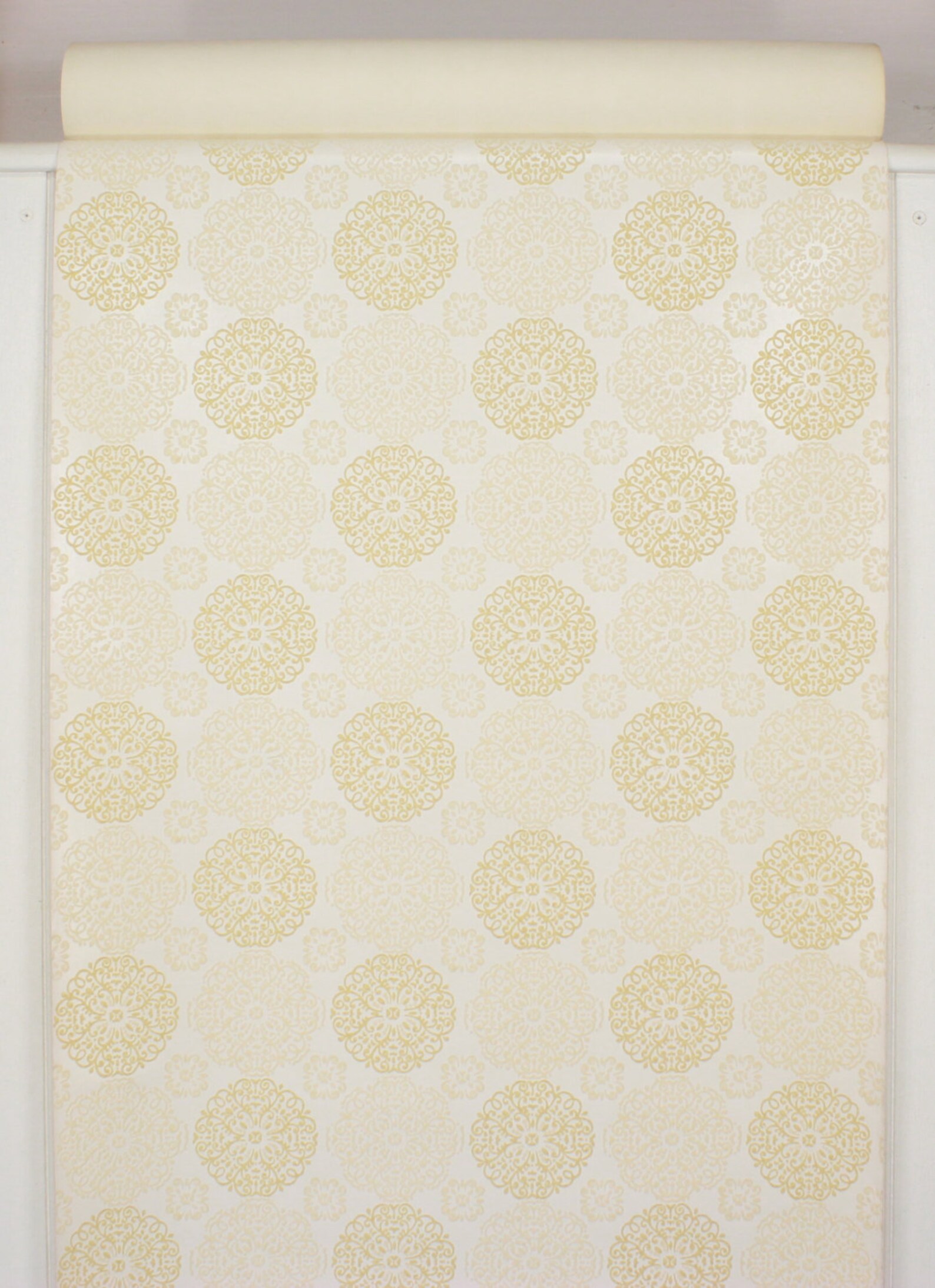 1970s Retro Vintage Wallpaper White Geometric Flocked on White - Etsy