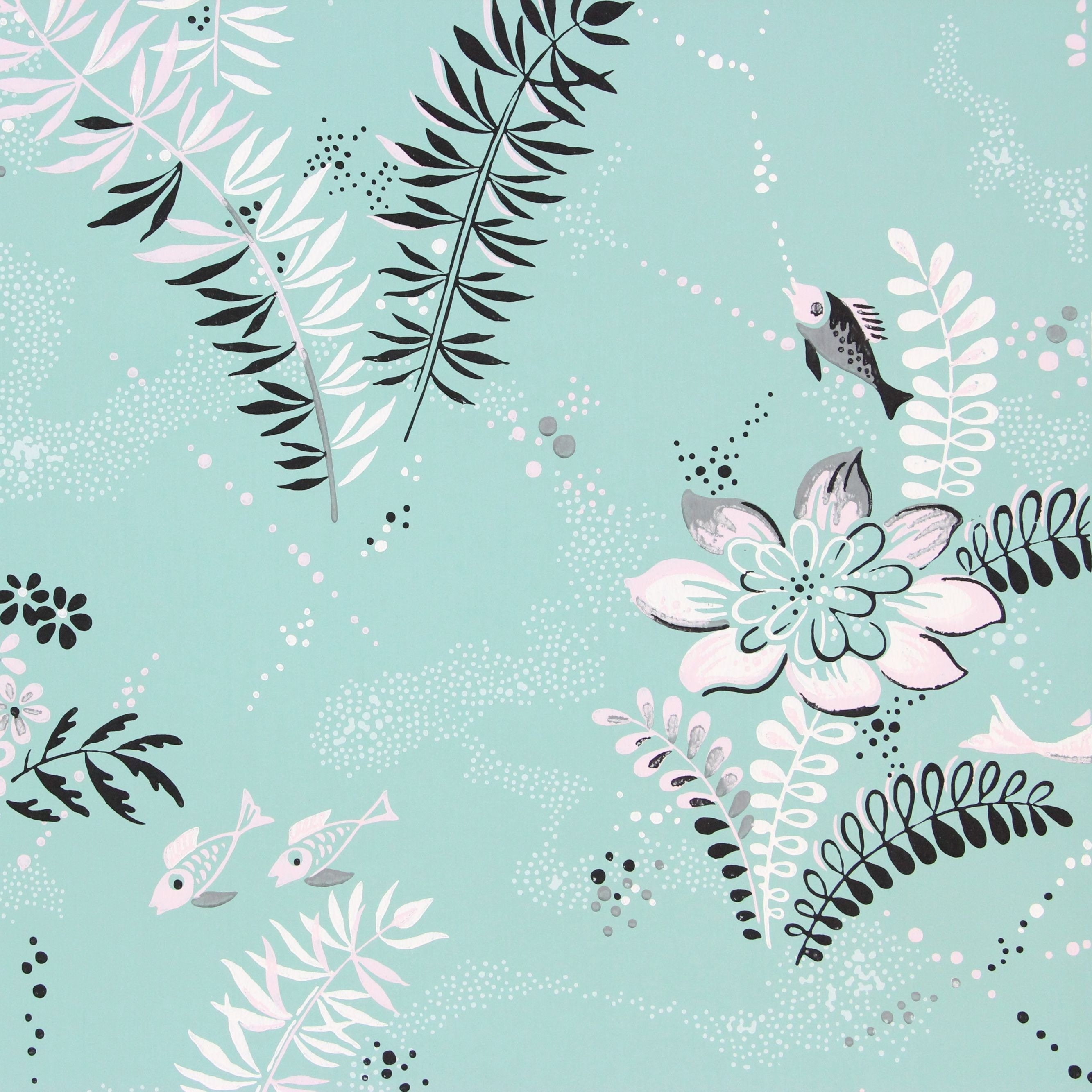 Light Pink Victorian Wallpaper