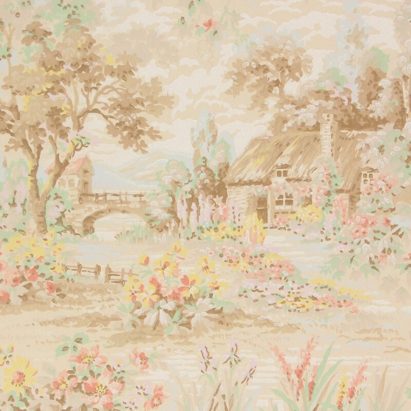 Cottage Wallpaper - Etsy