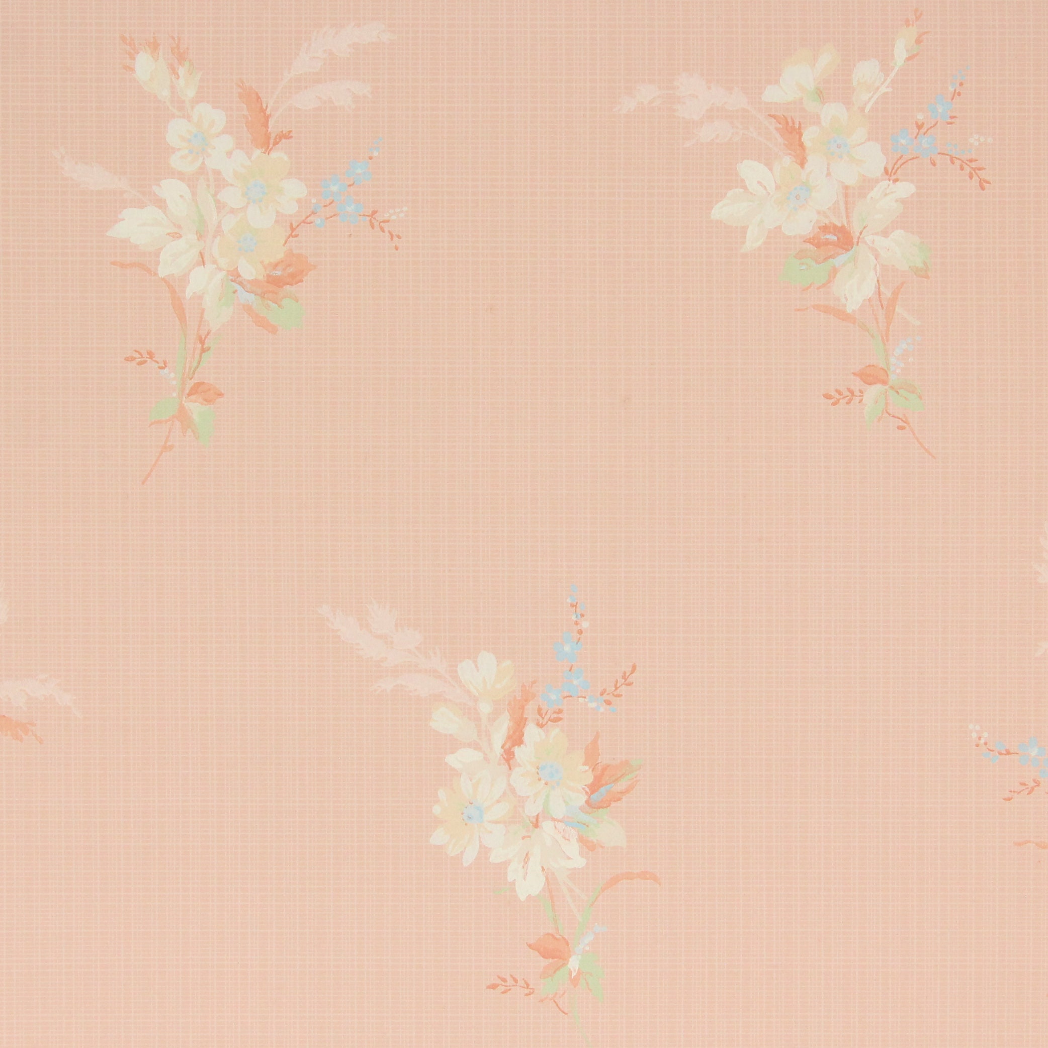 Peach Vintage Wallpaper