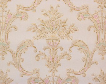 Yellow Victorian Wallpaper - Etsy