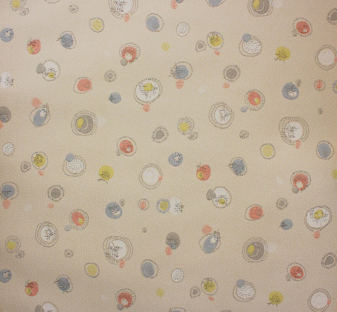 1950s Vintage Wallpaper Retro Mid Century Design by the - Etsy