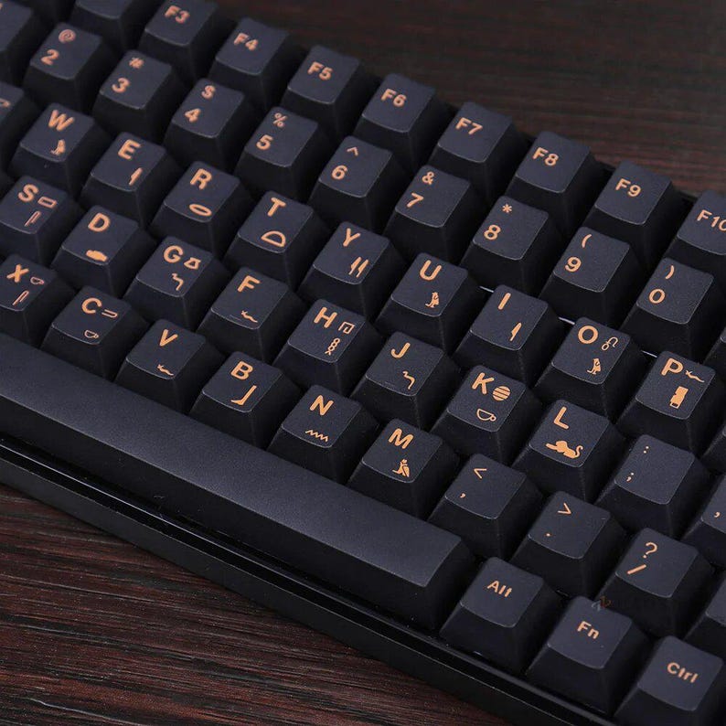 Custom Mechanical Keyboard With PBT Keycaps, Cute, Cool, Artisan XDA ...