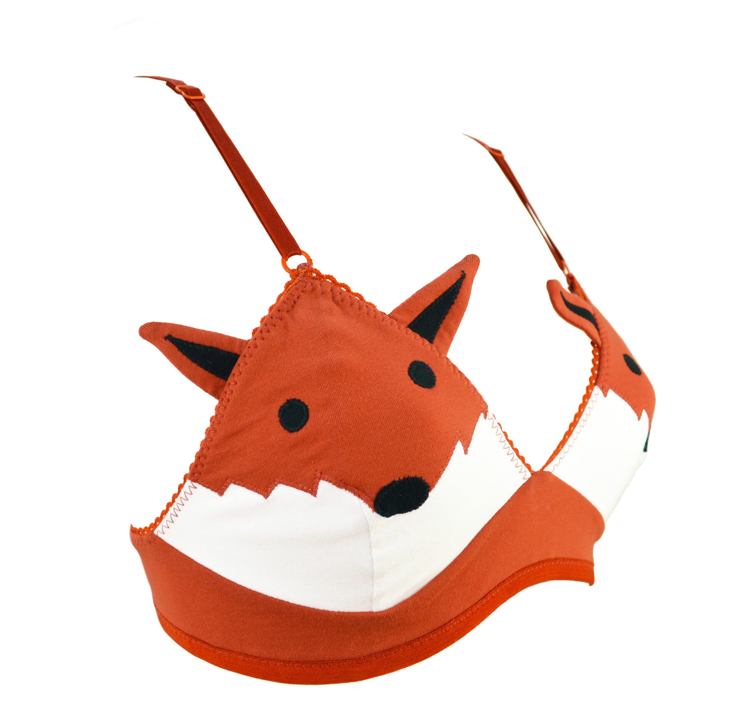 Lingerie Fox Face Bra Bralet With Ears. Lingerie Set - Etsy UK