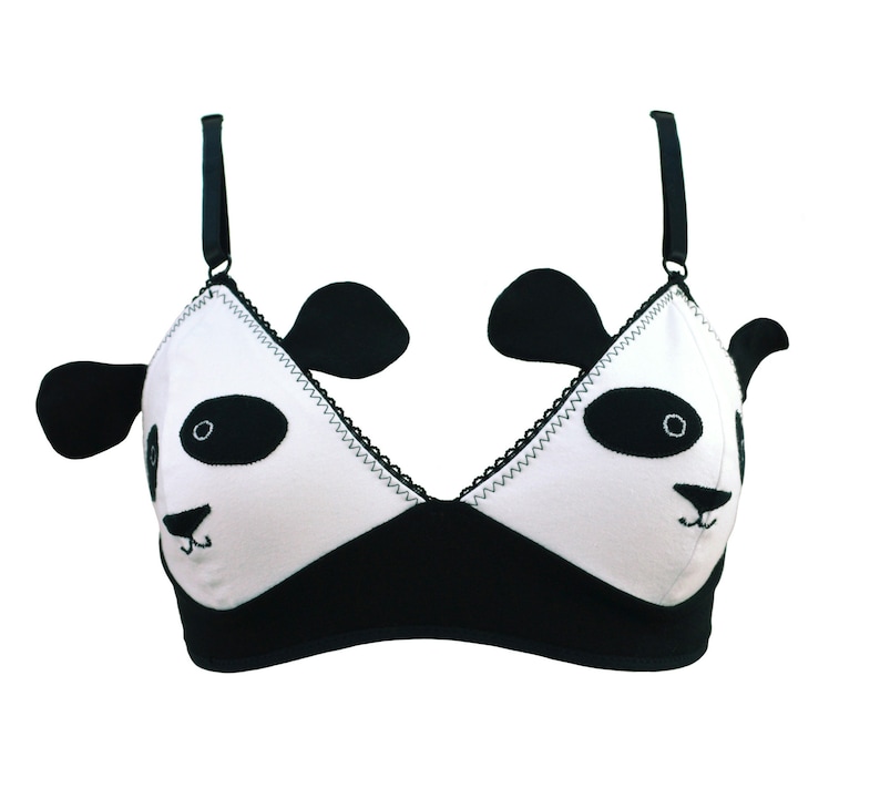 Panda Face Bra Lingerie avec oreilles | Etsy