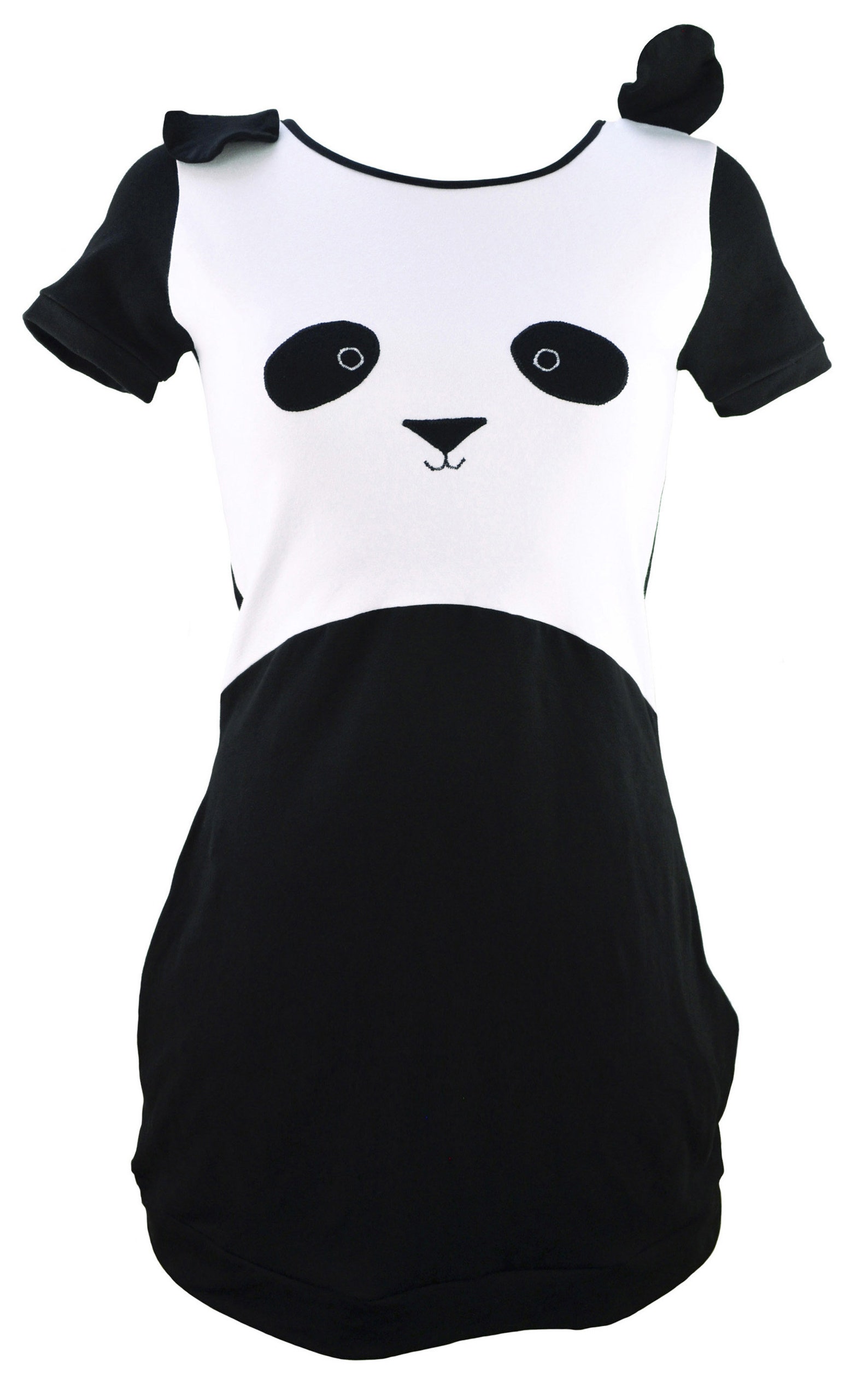 Panda Mini Dress With Ears and Pockets - Etsy