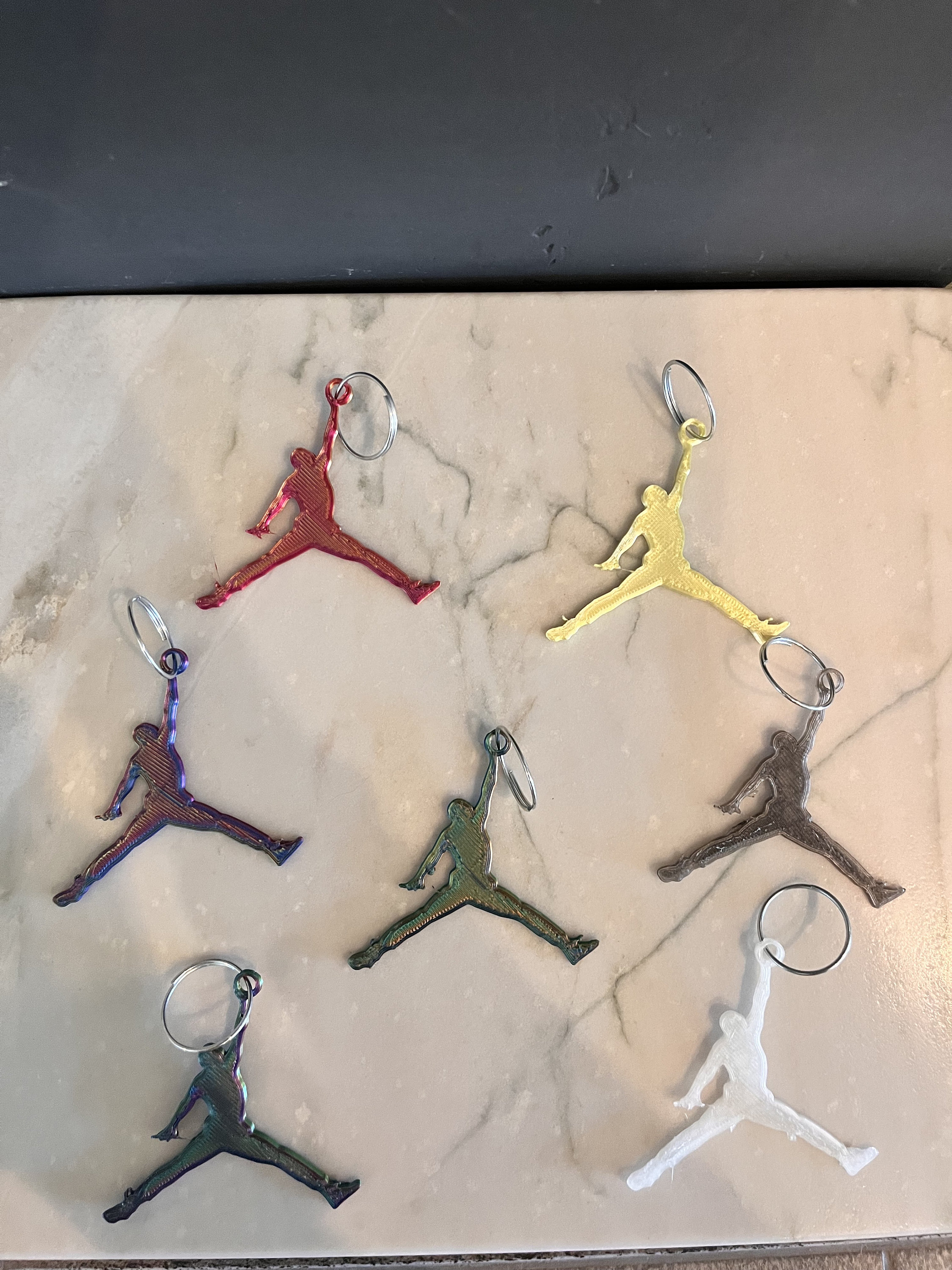 3D Printed Jordan Keychain - Etsy