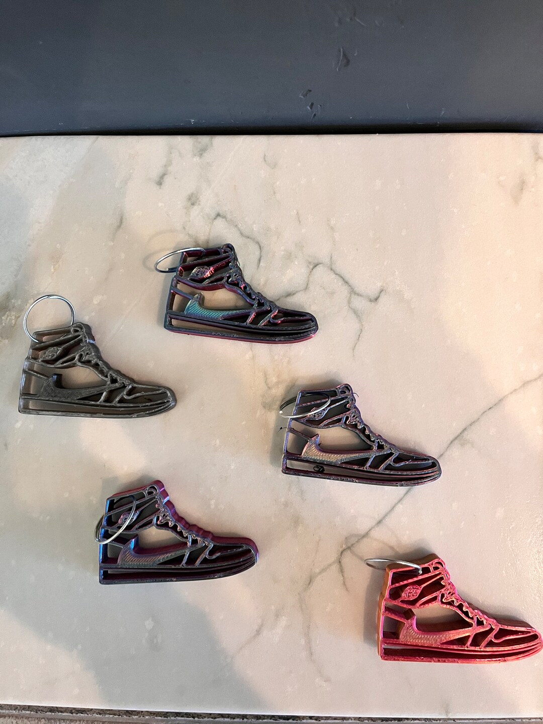 3D Printed Nike Jordan Shoe Keychain - Etsy