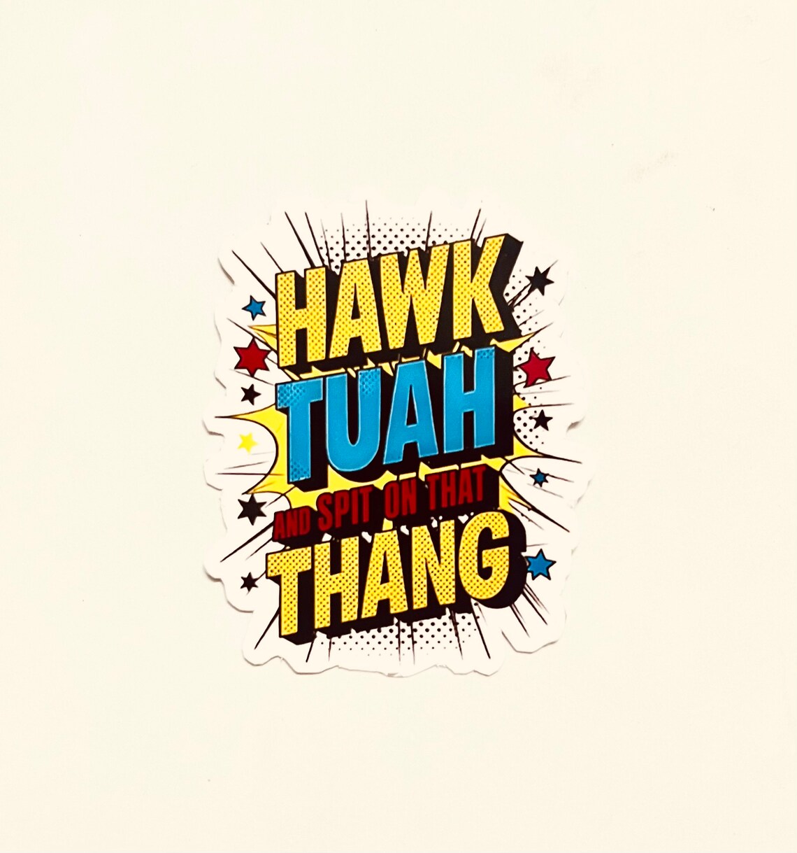Sicker Meme Hawk Tuah Funny Sticker Meme Sticker - Etsy